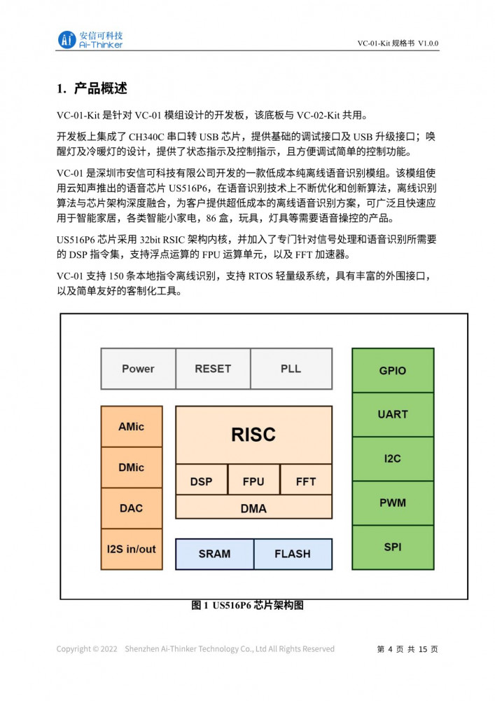 VC-01-Kit specification page 4