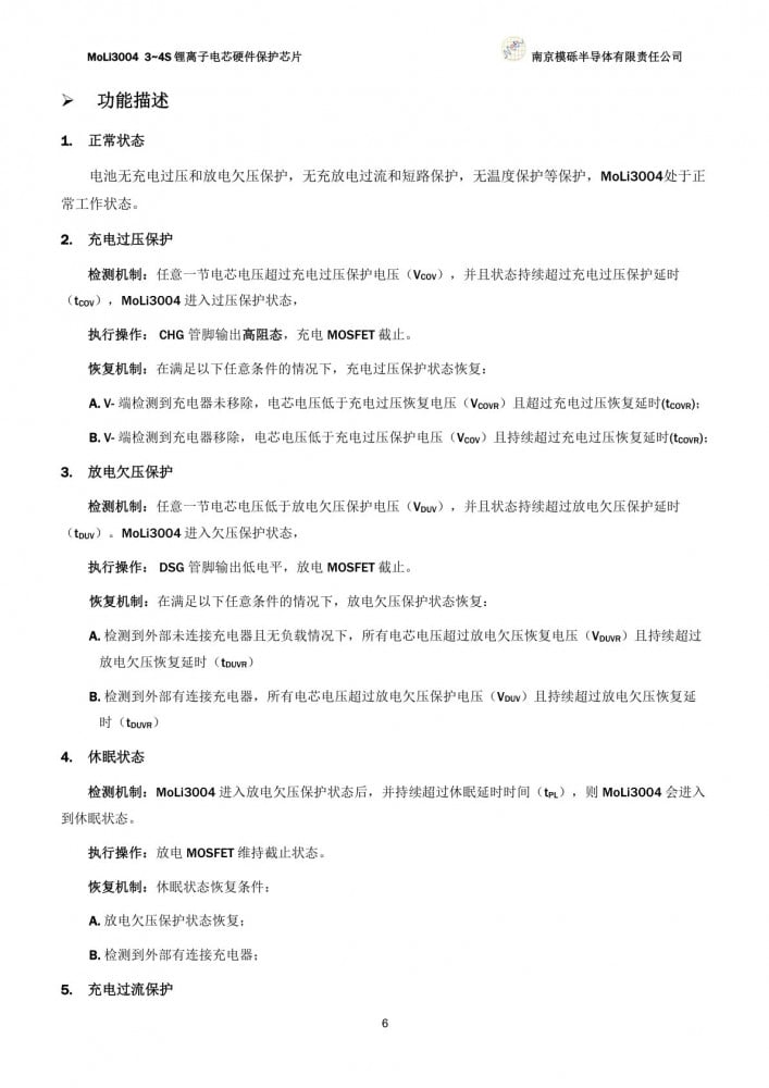 MoLi3004 datasheet page 7