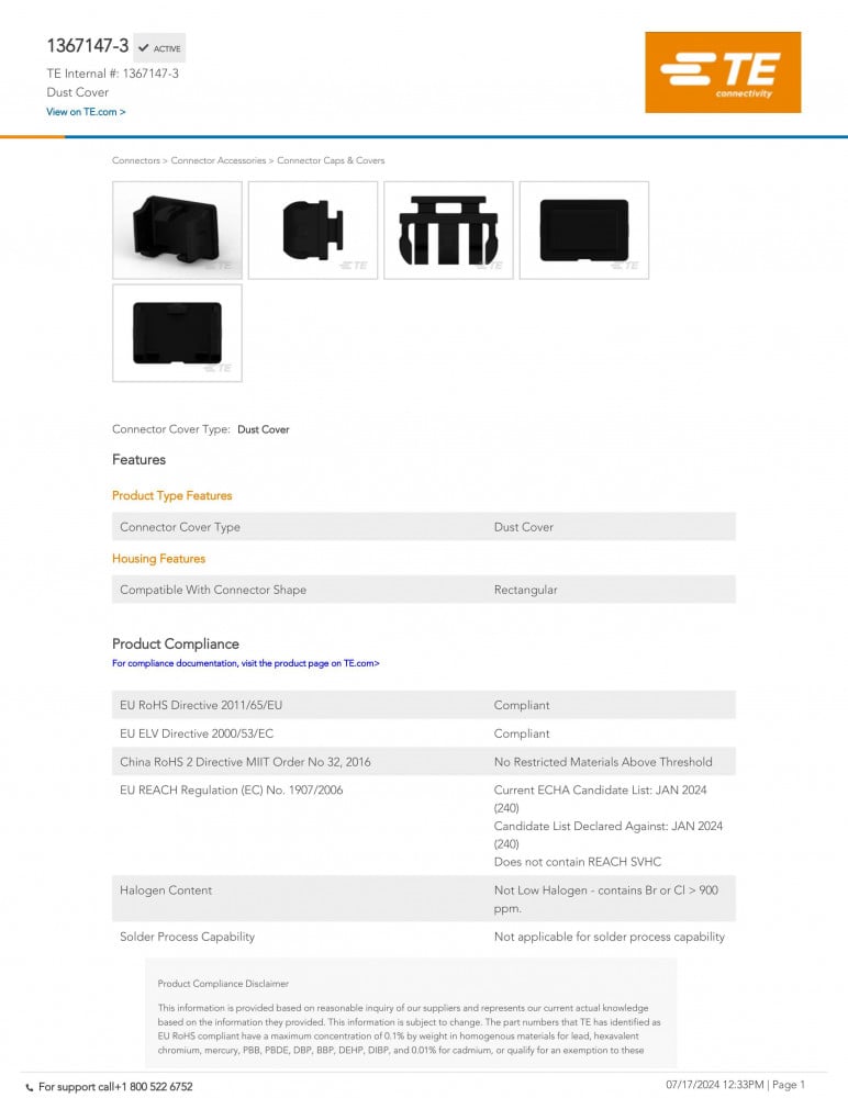 1367147-3 technical document page 1