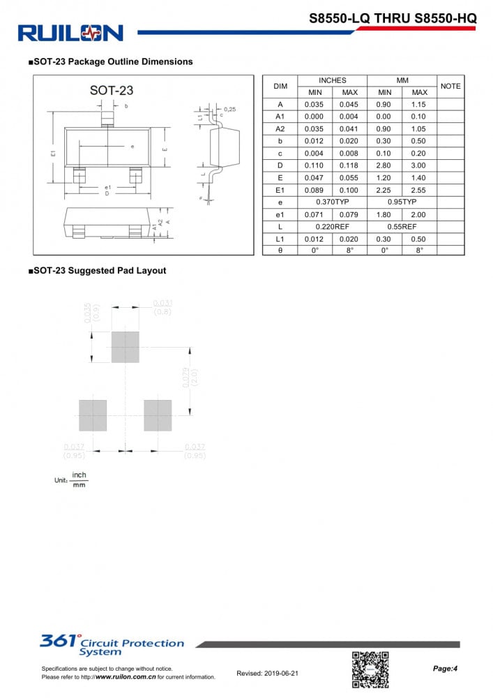S8550-HQ datasheet page 4