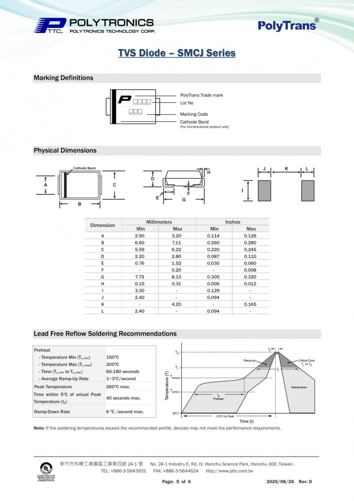 SMCJ series datasheet page 5