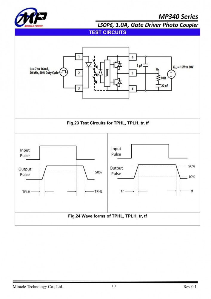 MP340 datasheet page 10