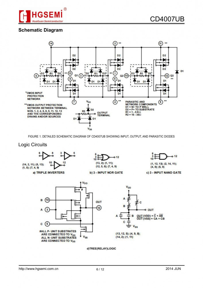 CD4007UBN datasheet page 6