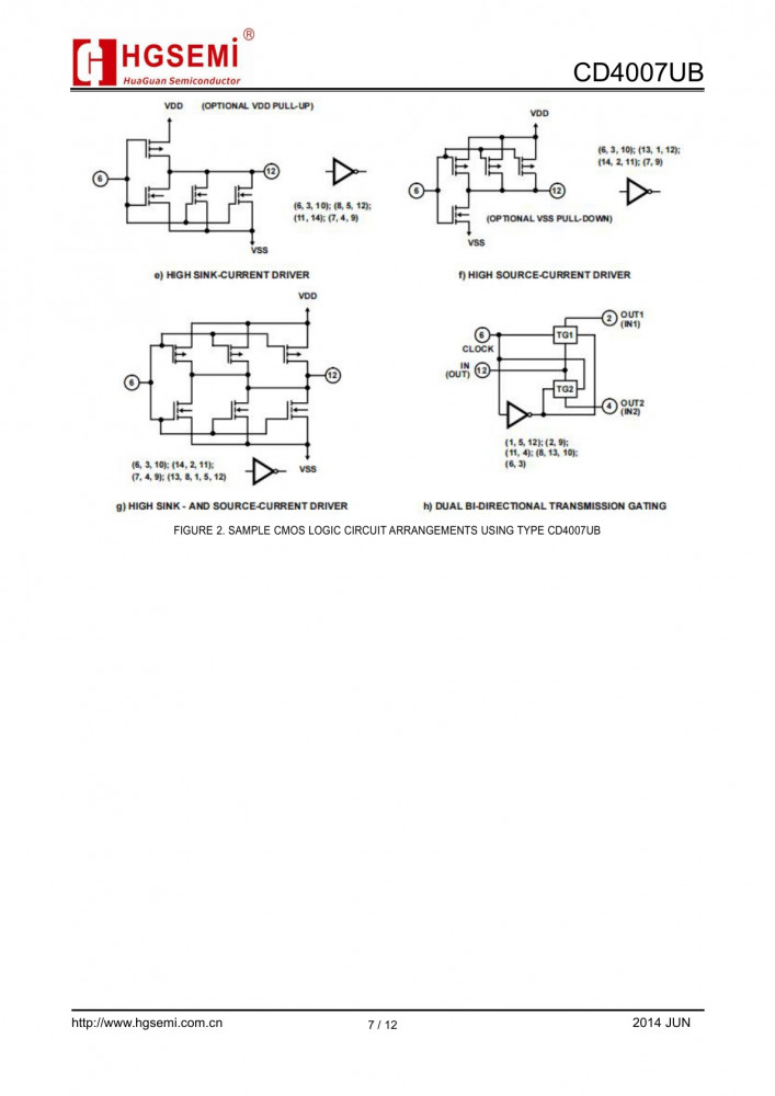 CD4007UBN datasheet page 7