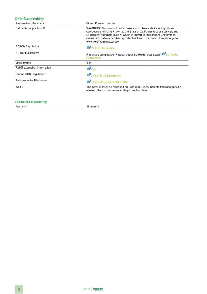 9001KS52FBH37 technical document page 2
