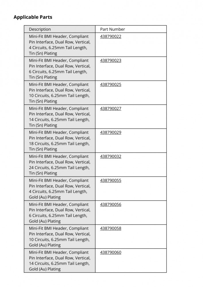 Tooling specification preview, page 3