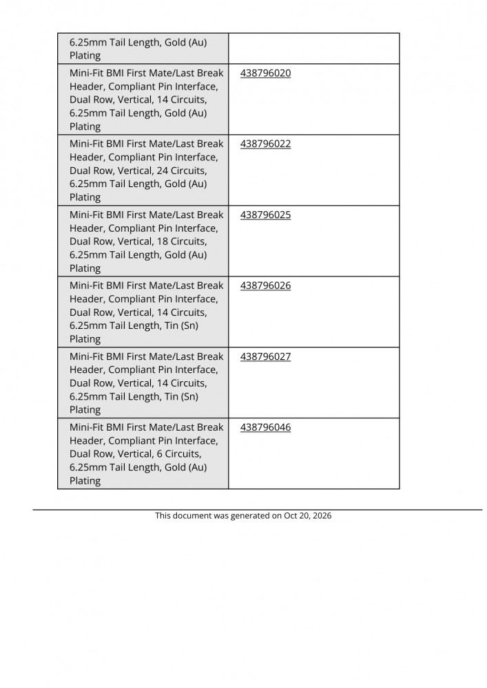 Tooling specification preview, page 6