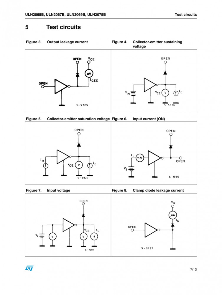 ULN2067B datasheet page 7