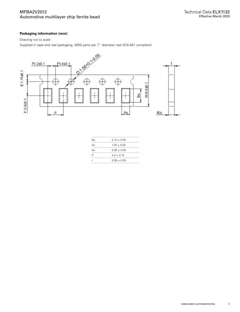 MFBA2V2012 datasheet page 3