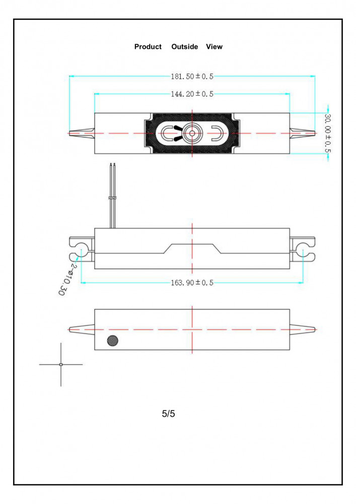 FUET speaker specification page 6