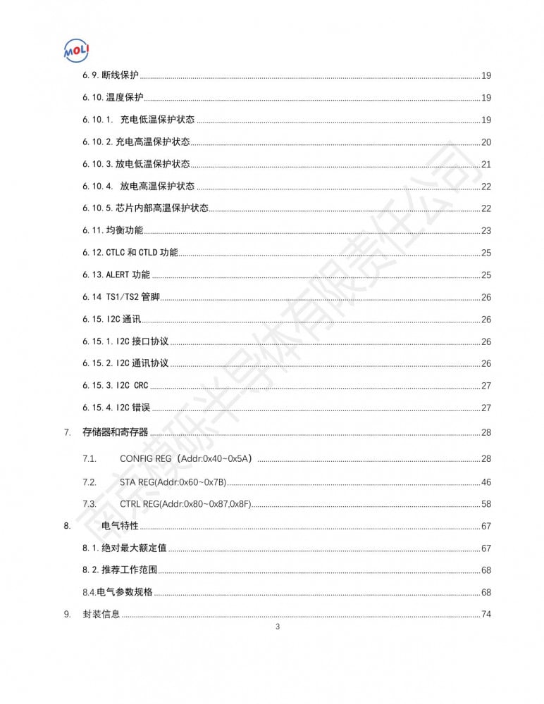 MoLi3206 datasheet page 3