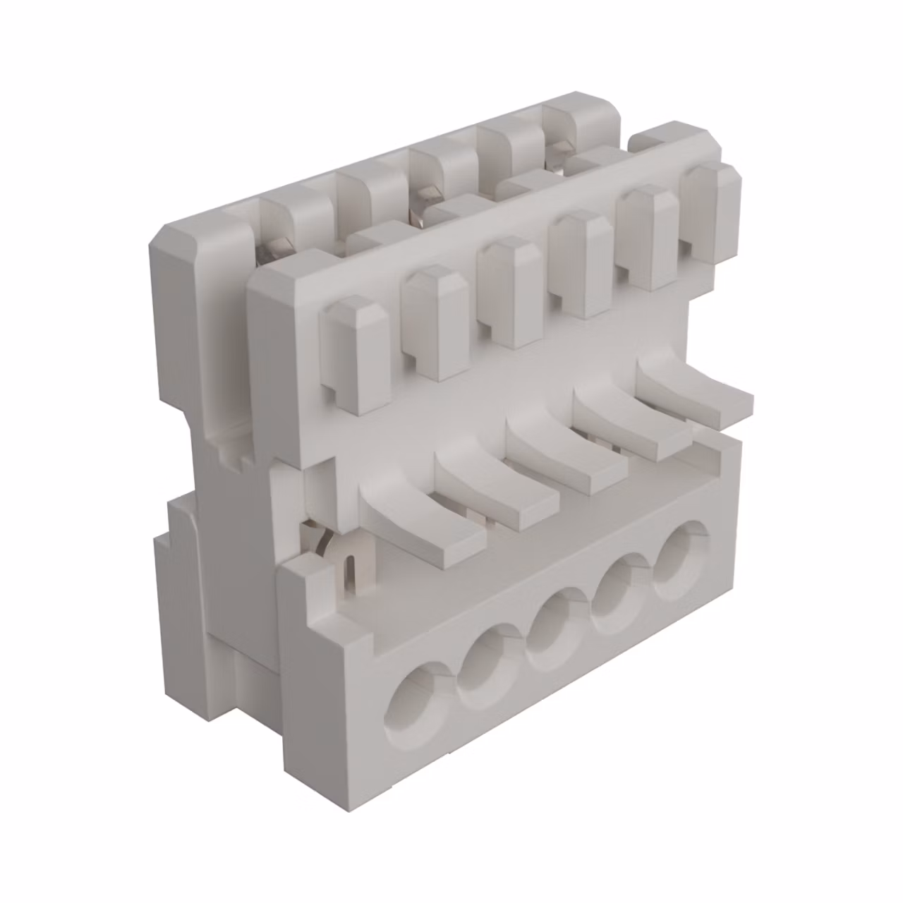 Appli-Mate RAST 2.5 Connector, 5.00mm Pitch, Female, 3 Circuits, All Position Keys, Open Endwalls for sale