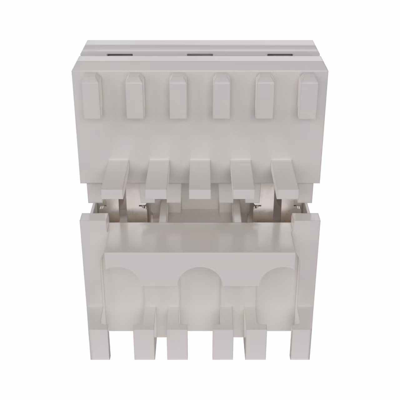 Appli-Mate RAST Power IDT Housing, 5.00mm Pitch, Direct/Indirect, Female, 3 Circuits, Fully Coded, Open End Walls, Circuit 2 Voided for sale