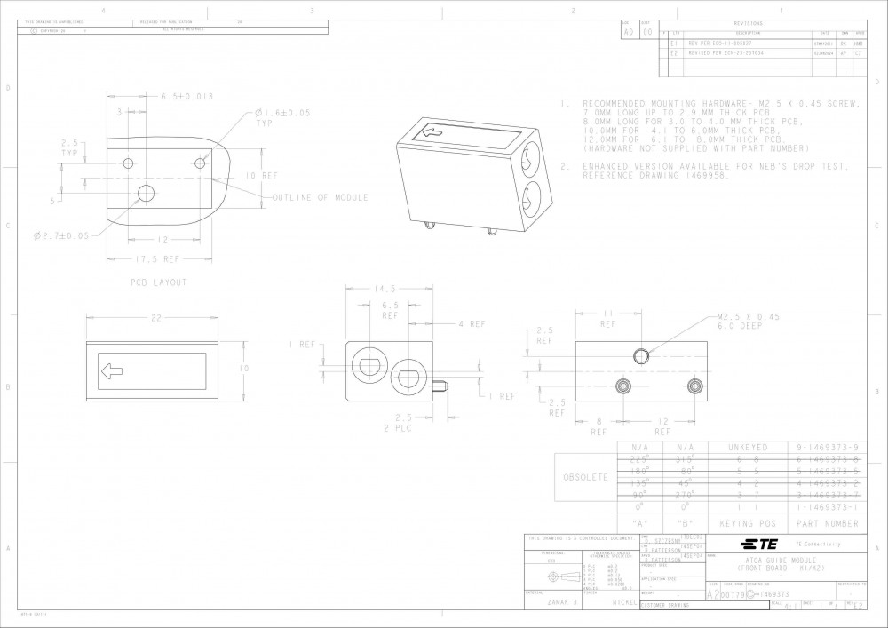 TE Connectivity 5-1469373-5 technical drawing page 1