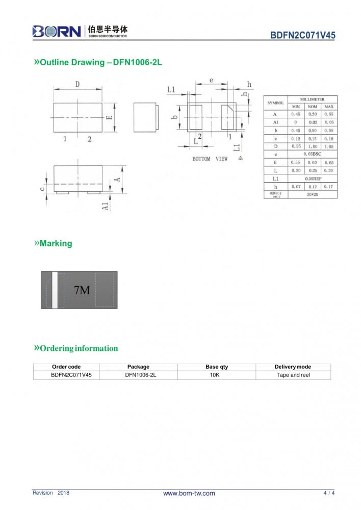 BDFN2C071V45 datasheet page 4