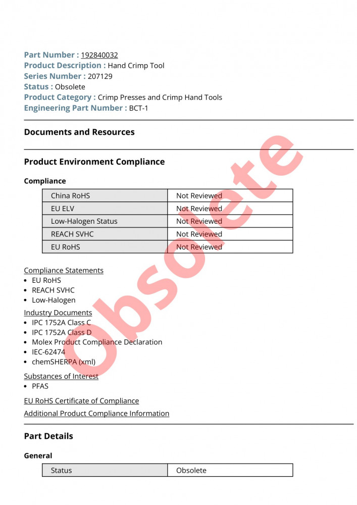 Product document preview, page 1