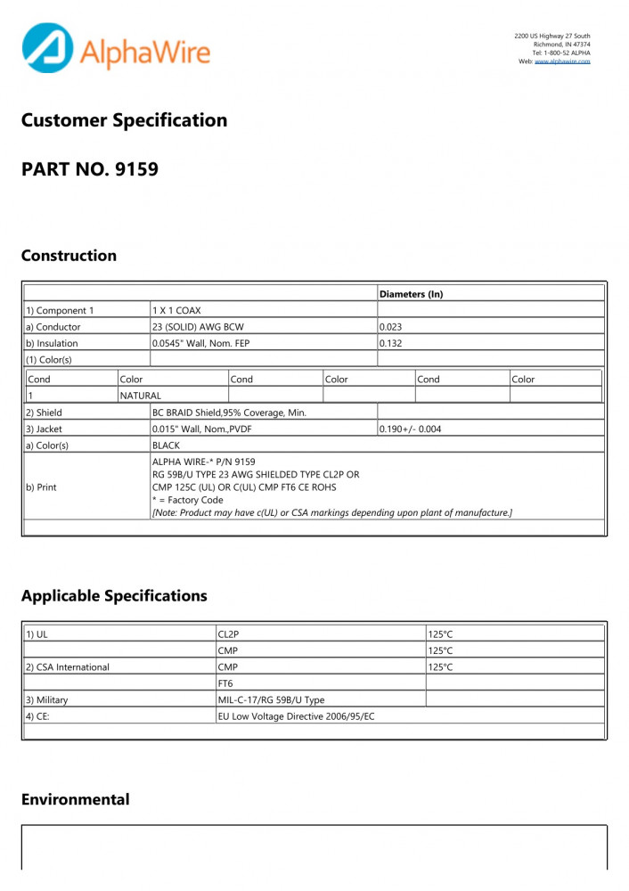 9159 technical document page 1