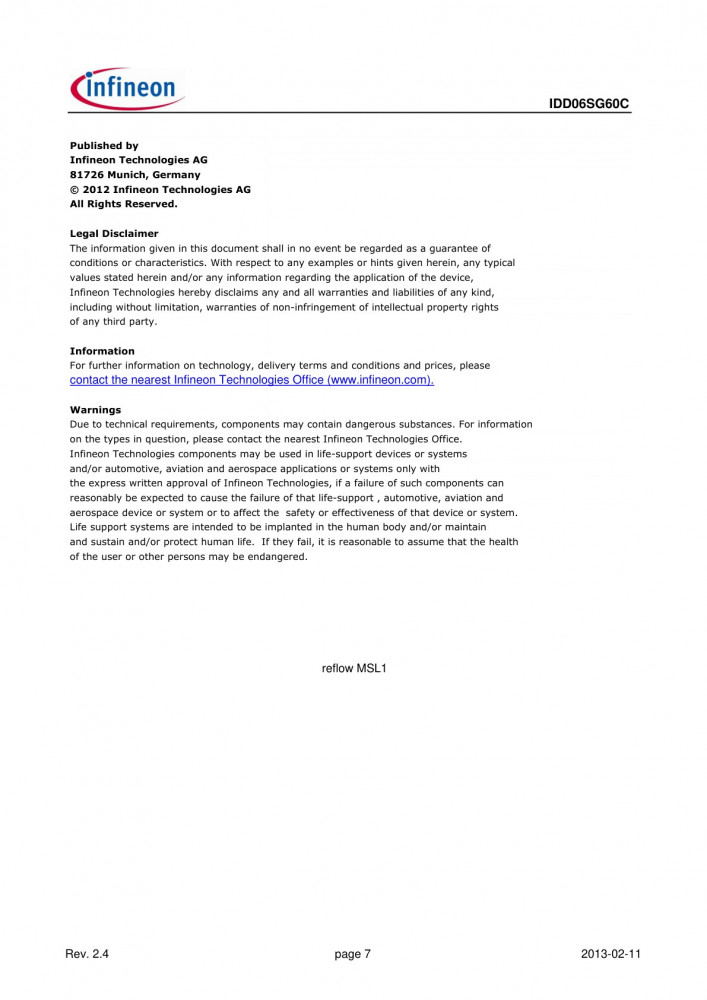 IDD06SG60C datasheet page 7