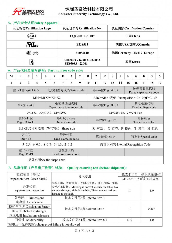 SRD specification page 4