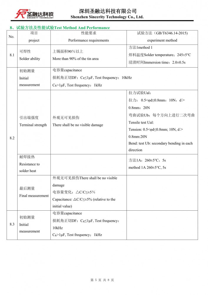 SRD specification page 5