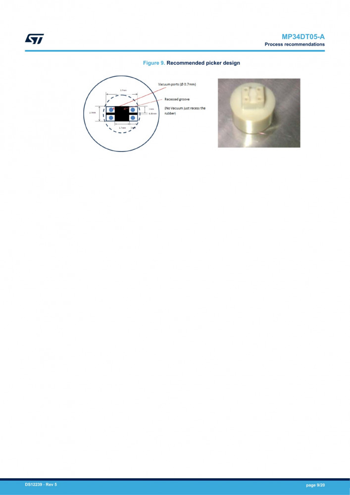 MP34DT05TR-A technical document page 9