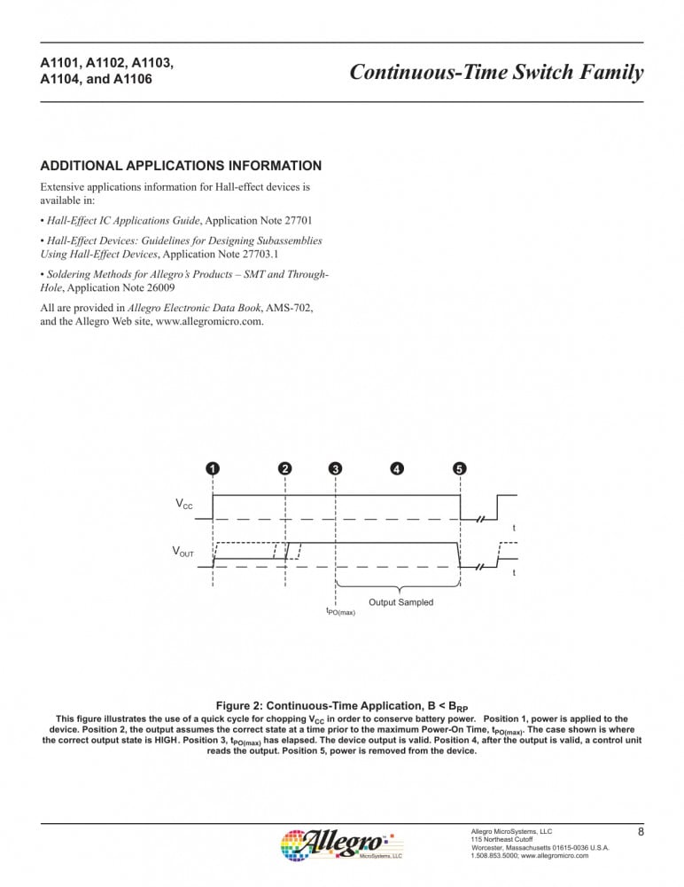 A1101LLHLT-T datasheet page 8