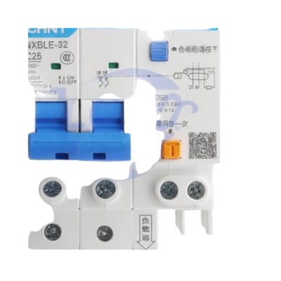 CHINT NXBLE-125 2P C100A Miniature Residual Current Circuit Breaker