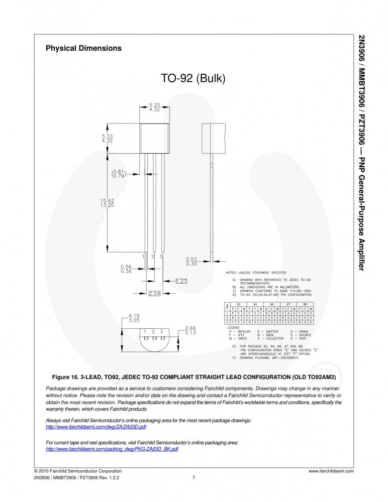 2N3906BU datasheet page 8