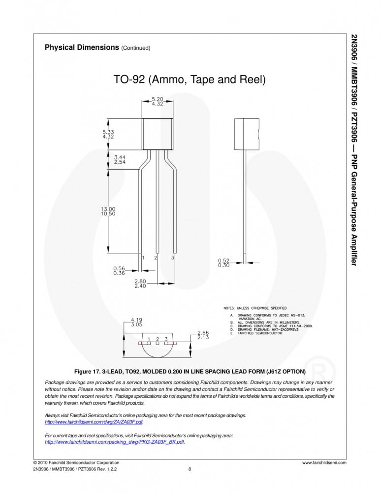 2N3906BU datasheet page 9
