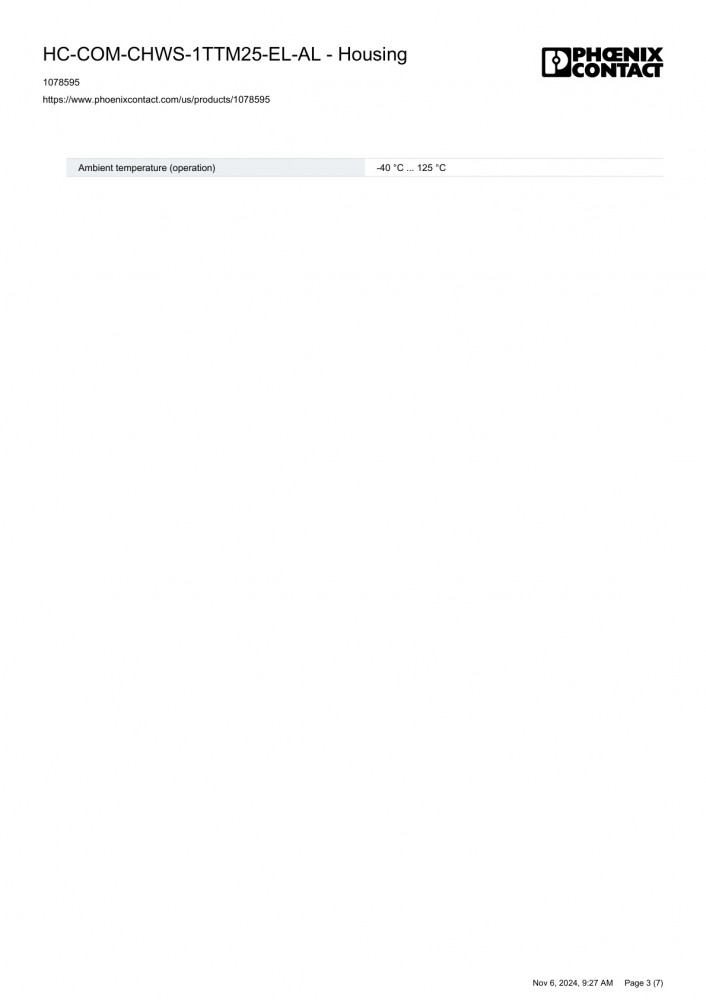 Phoenix Contact 1078595 technical document page 3