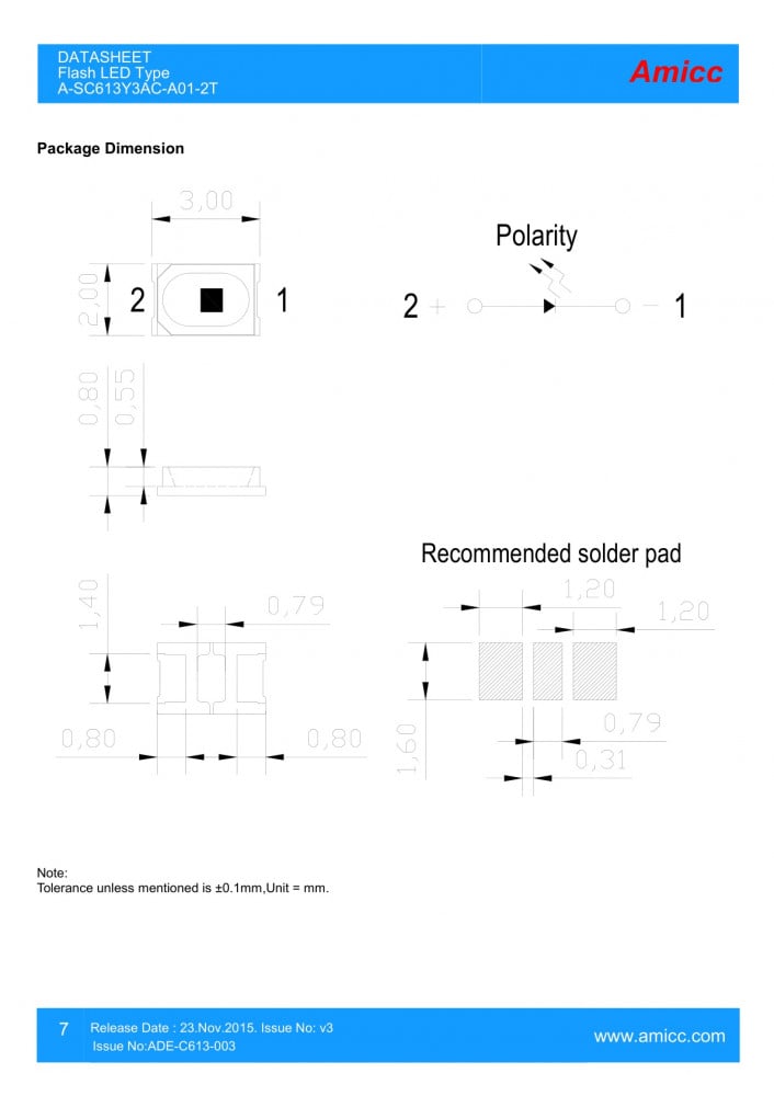 A-SC613Y3AC-A01-2T datasheet page 7