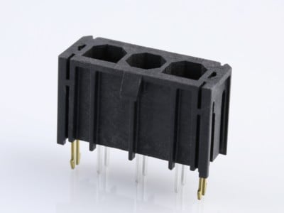 Sabre Right-Angle Header, 7.50mm Pitch, 2 Circuits, Glow-Wire Capable, 5.33mm Tail Length, for 2.40mm PCB, without Board Lock