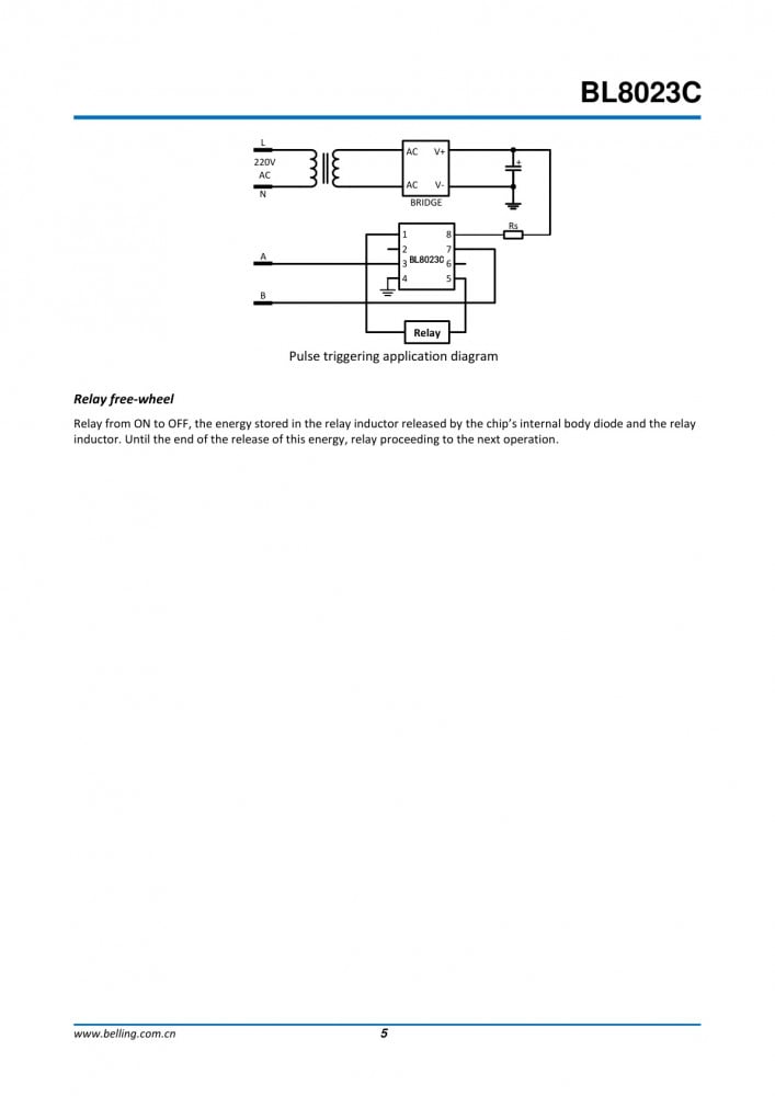 BL8023C datasheet page 5