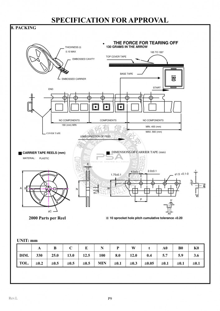 PSA MCS0530-4R7MPN2 specification page 10