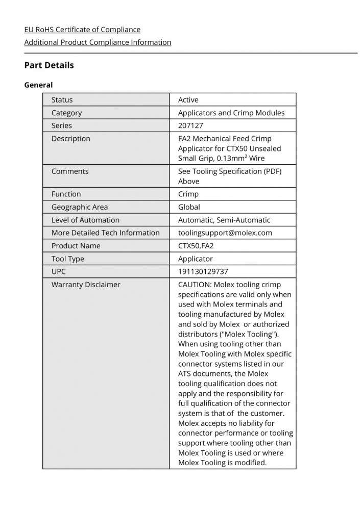 Tooling document preview, page 2