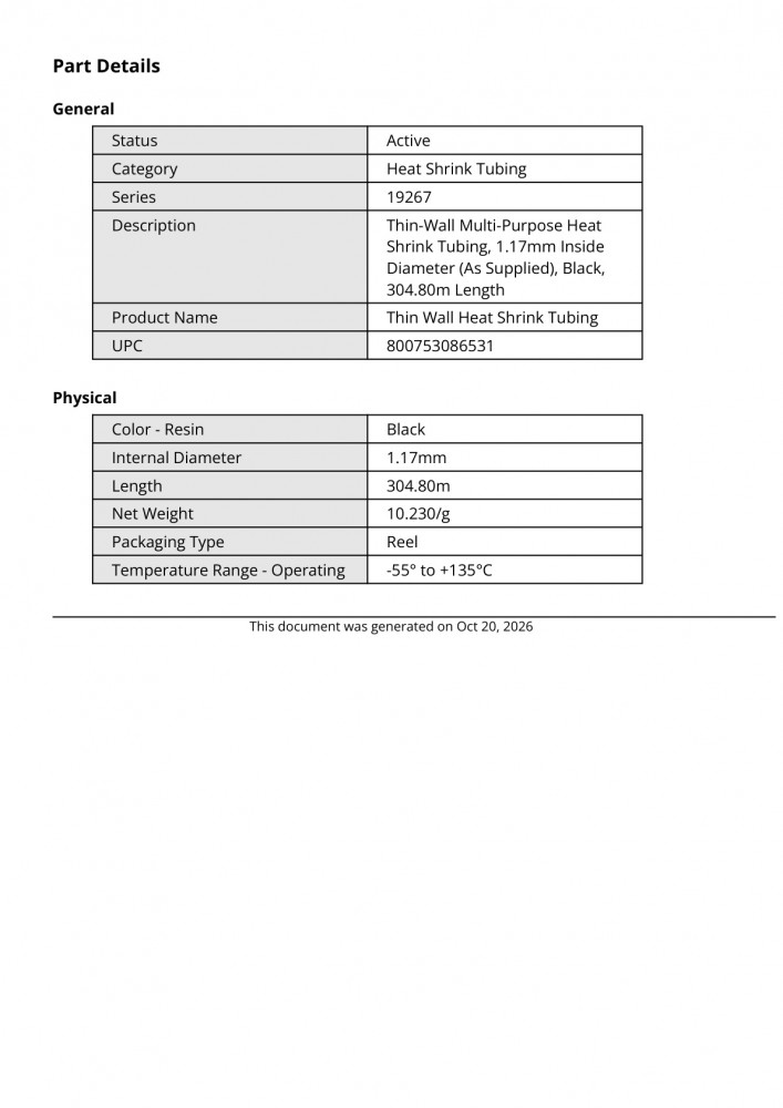 Technical document image 2 for MOLEX 192670033