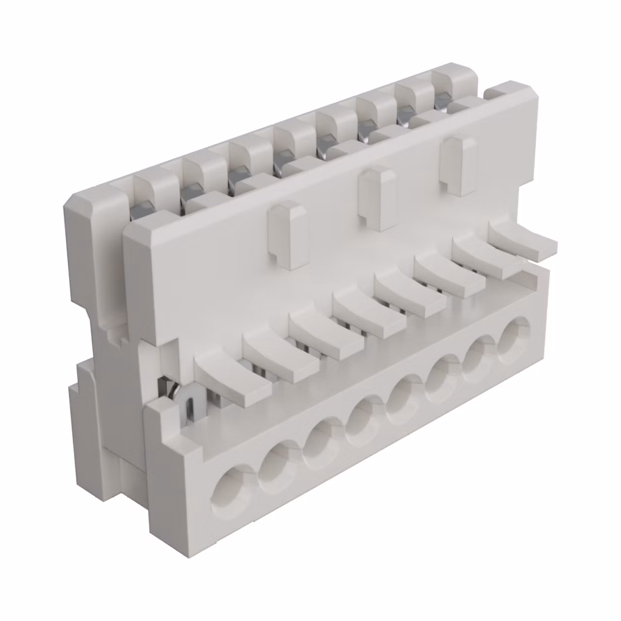 Appli-Mate RAST 2.5 IDT Housing, 2.50mm Pitch, Direct/Indirect, Female, 8 Circuits, Position Keys A, B, D, F, H and I Removed for sale