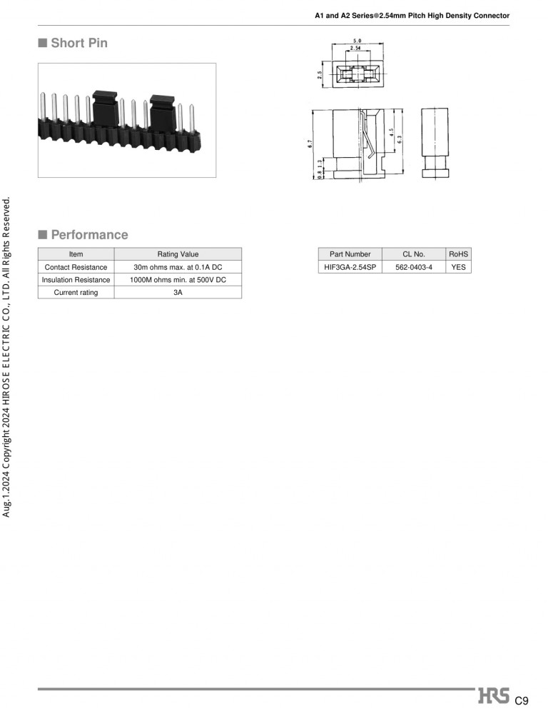 HRS A1 and A2 Series document page 8