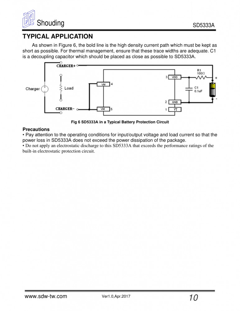SD5333A datasheet page 10