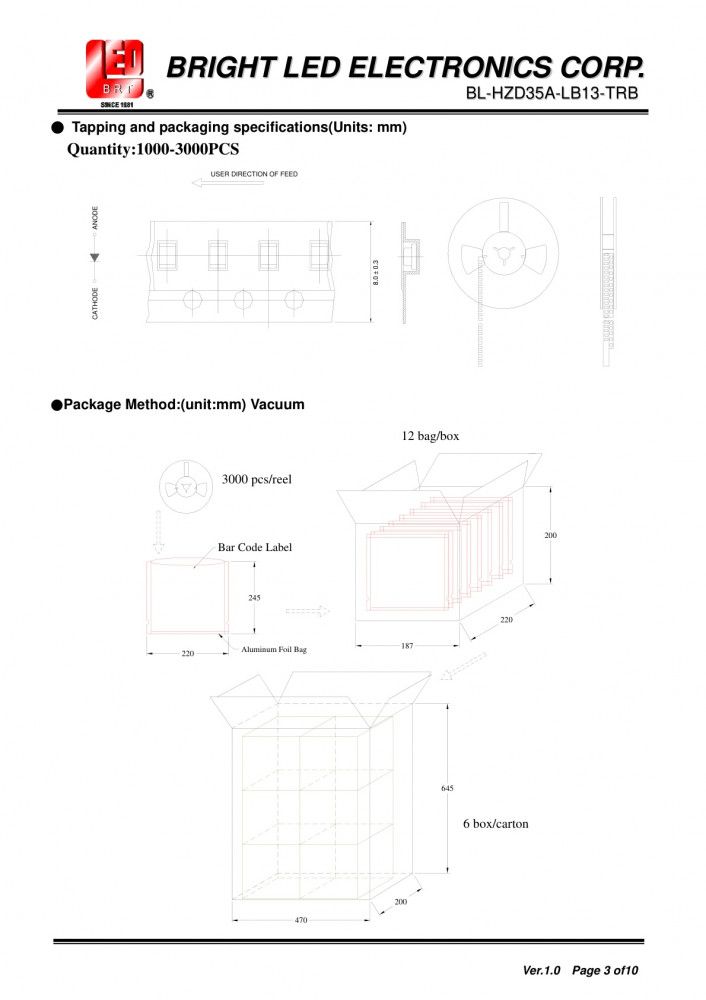 BL-HZD35A-LB13-TRB datasheet page 3