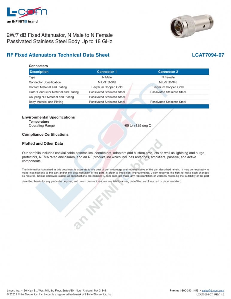 LCAT7094-07 datasheet page 2