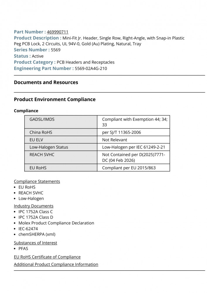 Product document preview, page 1
