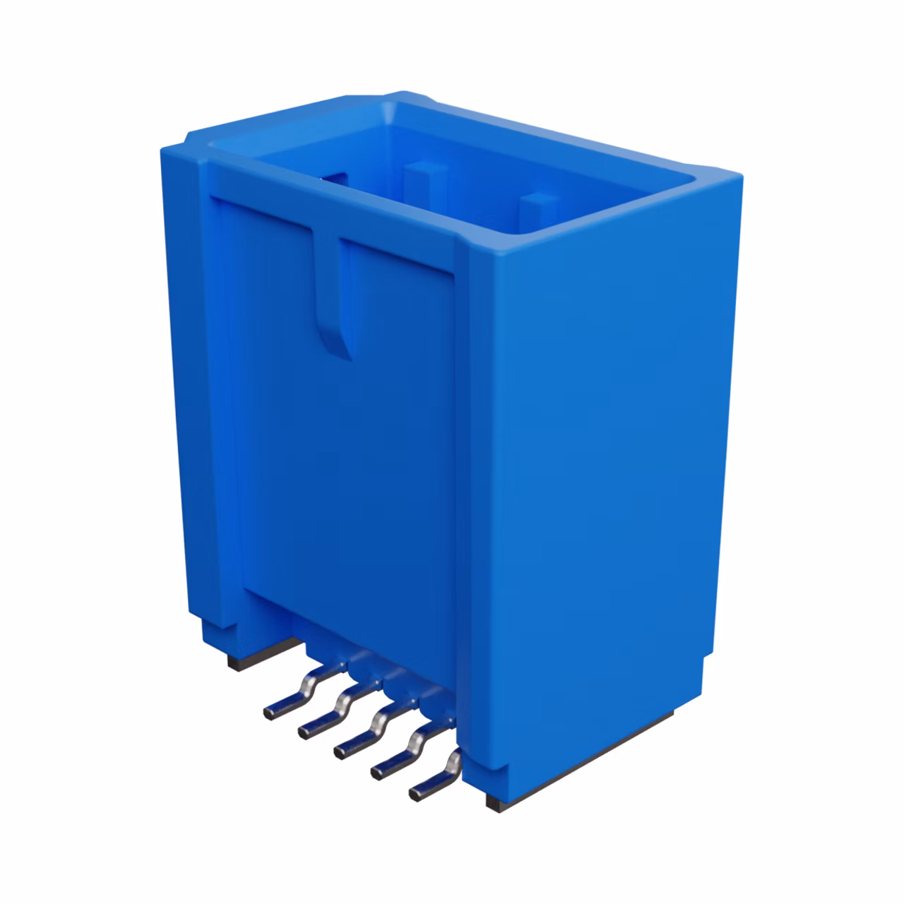 ConnTAK50 Header, Dual Row, Vertical, Surface Mount, 10 Circuits, Key C,  Blue for sale