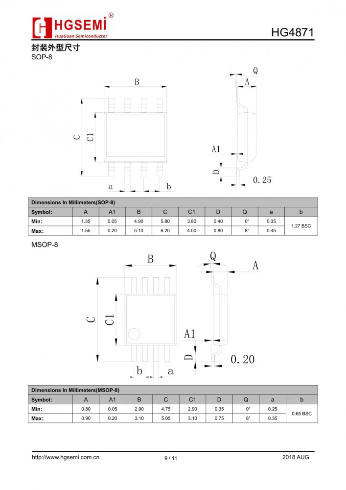 HG4871M/TR datasheet page 9