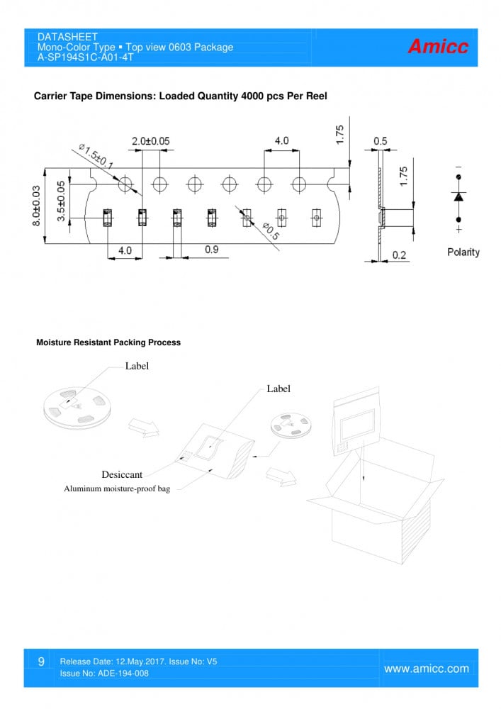A-SP194S1C-A01-4T datasheet page 9
