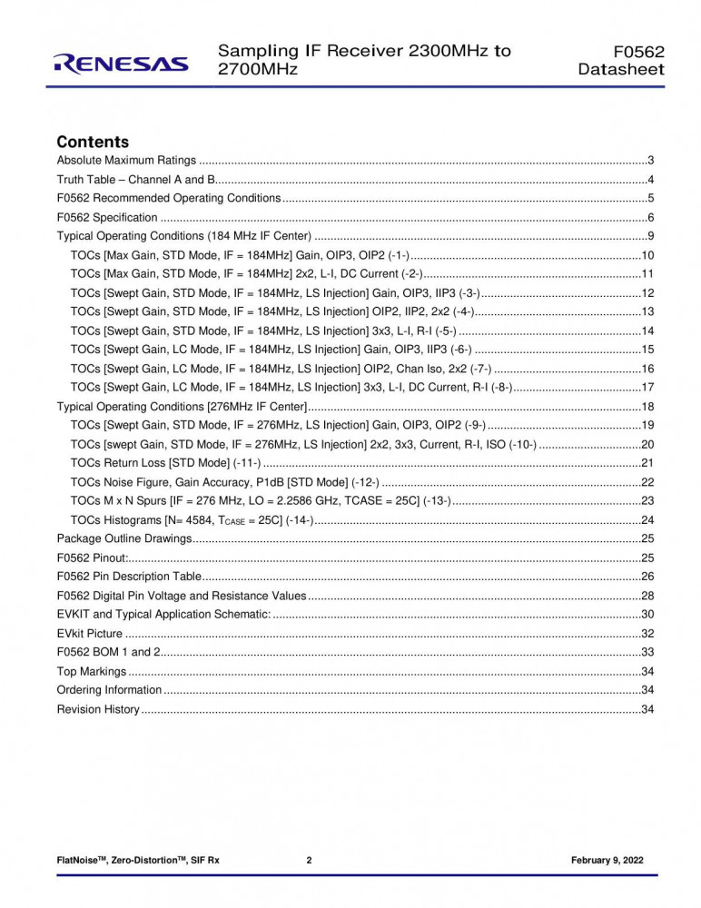 F0562 technical document page 2