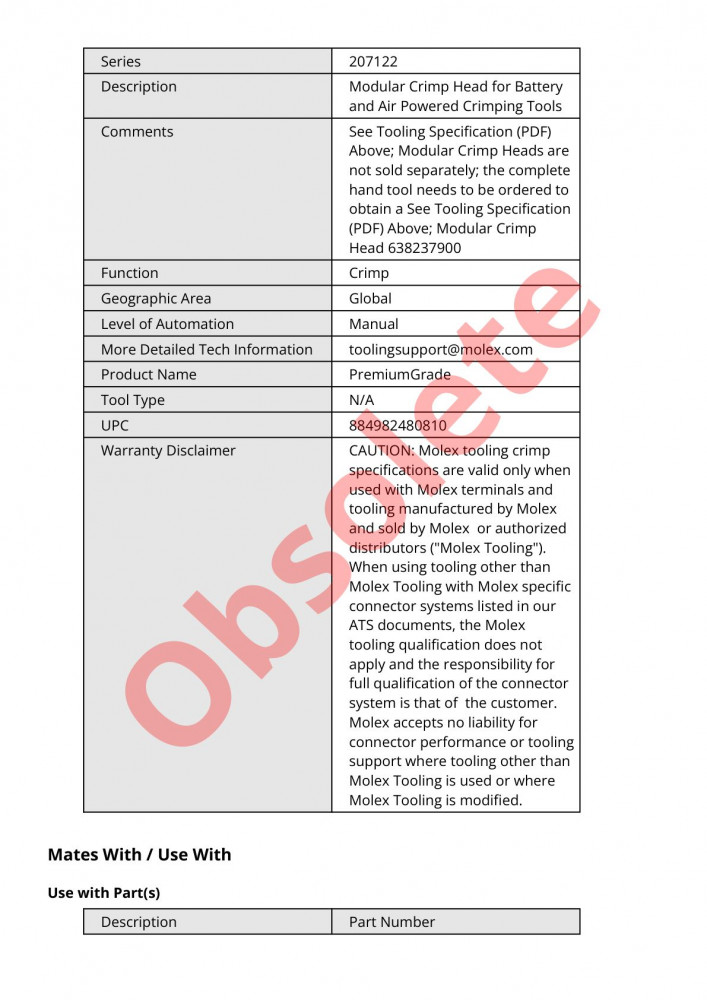 Tooling document preview, page 2