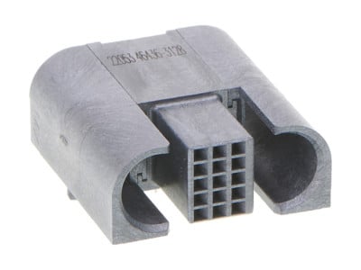 EXTreme Ten60Power Right-Angle Receptacle with Side Guides, 15 Signal Circuits, Press Fit Tail for sale