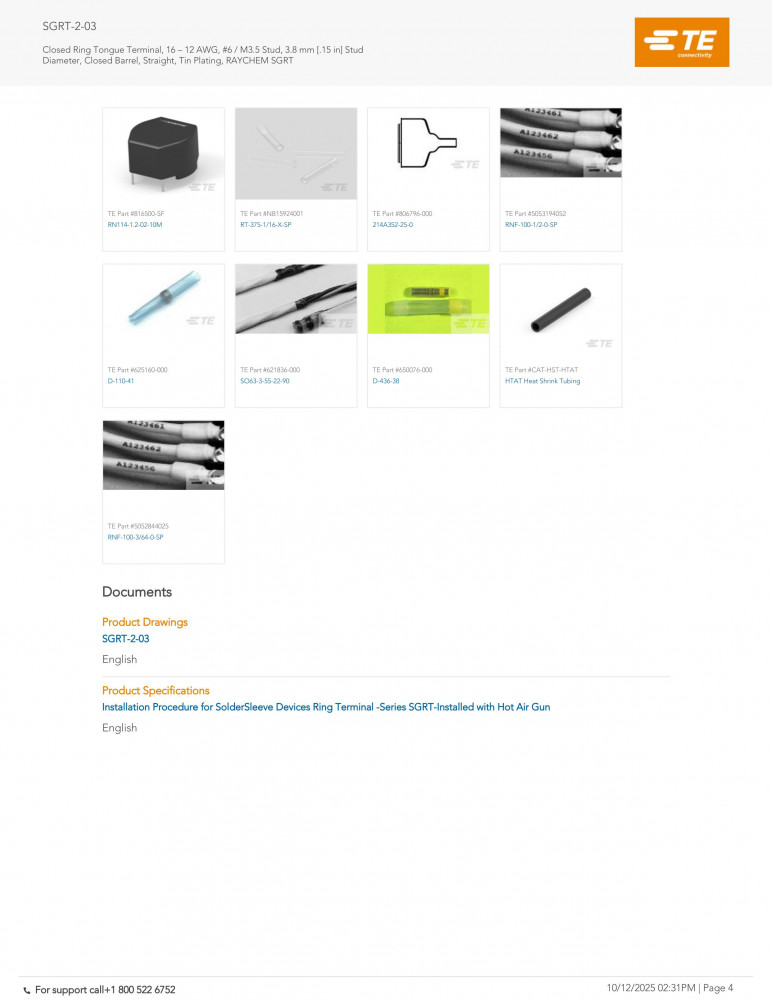 SGRT-2-03 technical document page 4