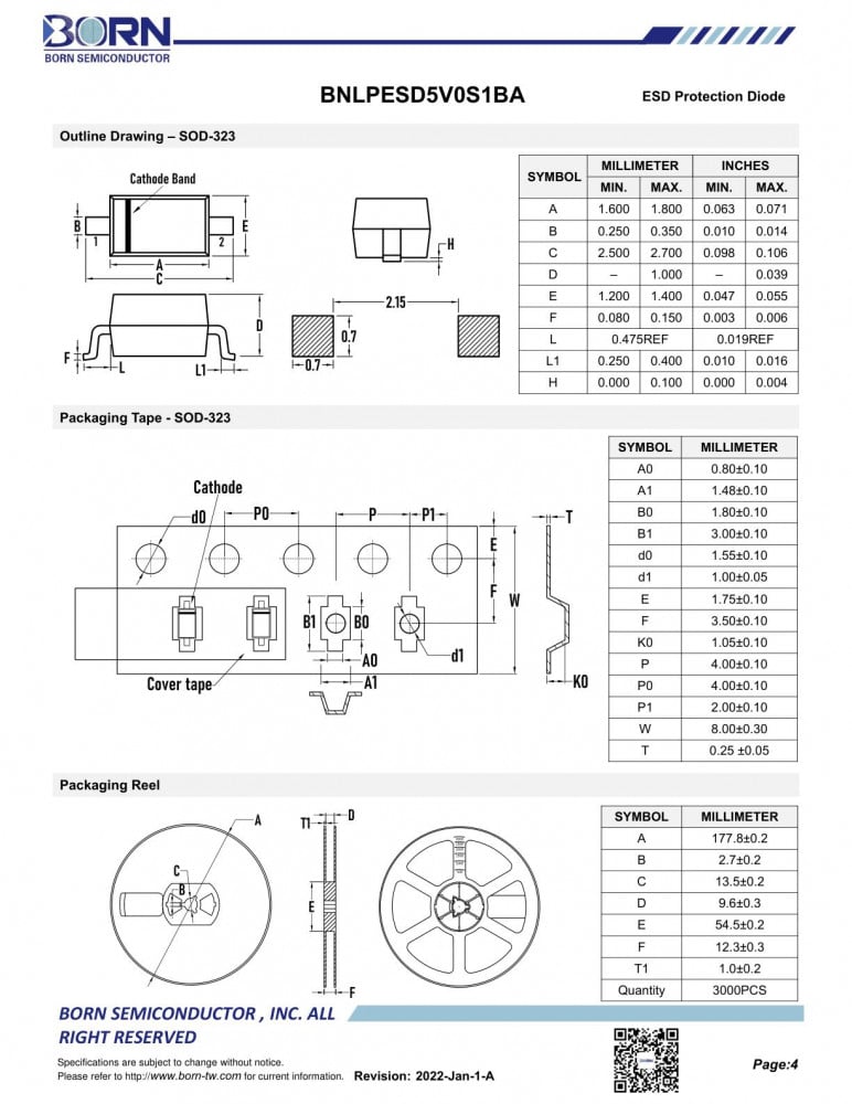 BNLPESD5V0S1BA datasheet page 4